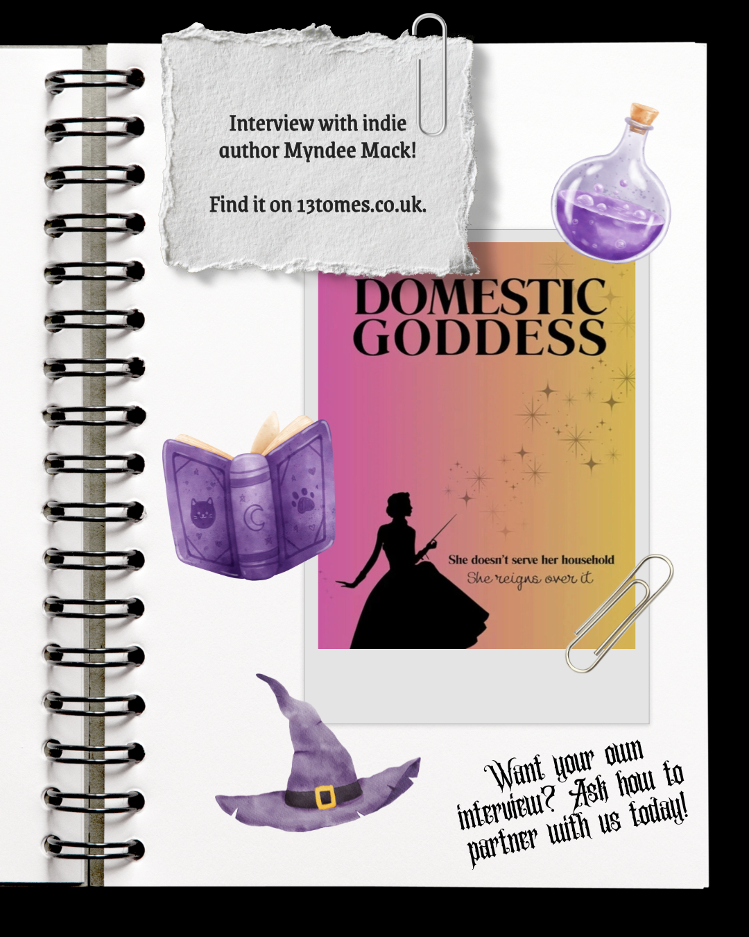 An interview with Myndee Mack – 13 Tomes